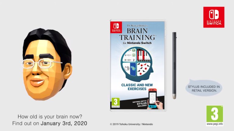 Dr Kawashima's Brain Training for Nintendo Switch coming to Europe ...
