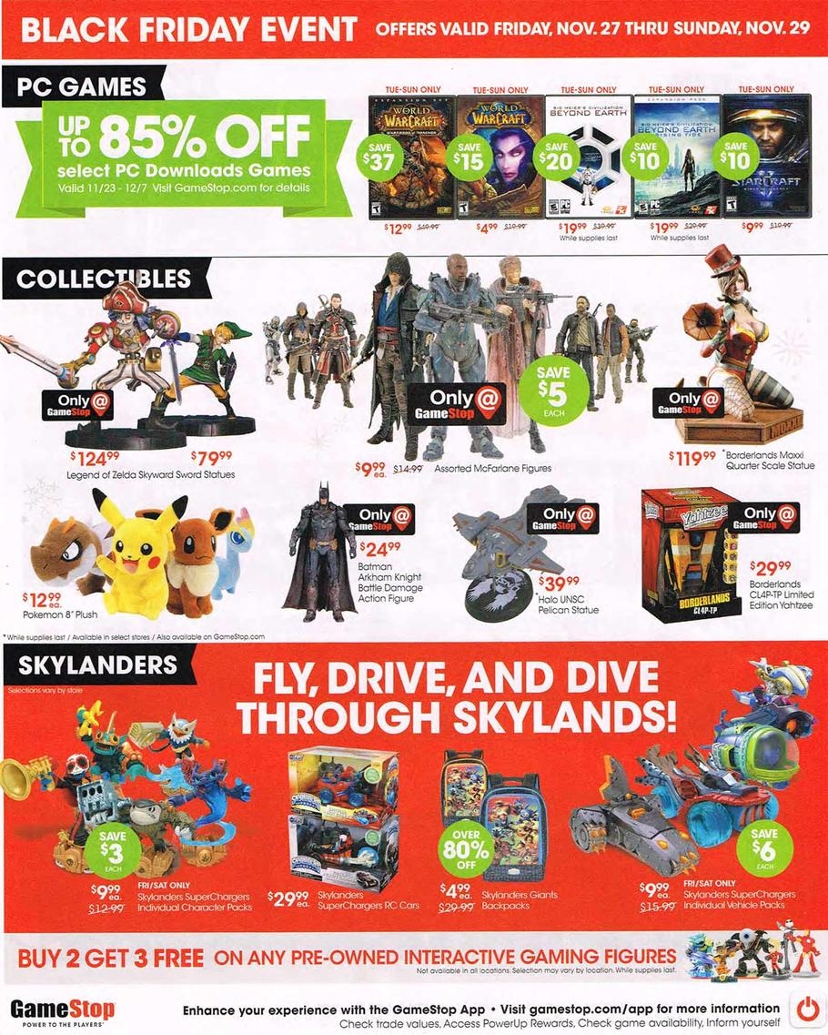 GameStop Black Friday 2015 ad - exclusive Ike amiibo restock