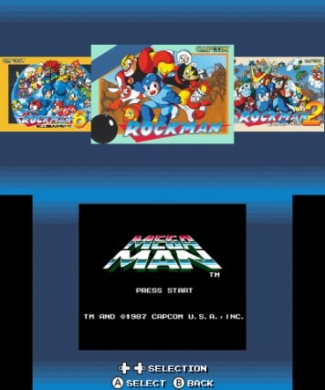 First Mega Man Legacy Collection 3DS screenshots