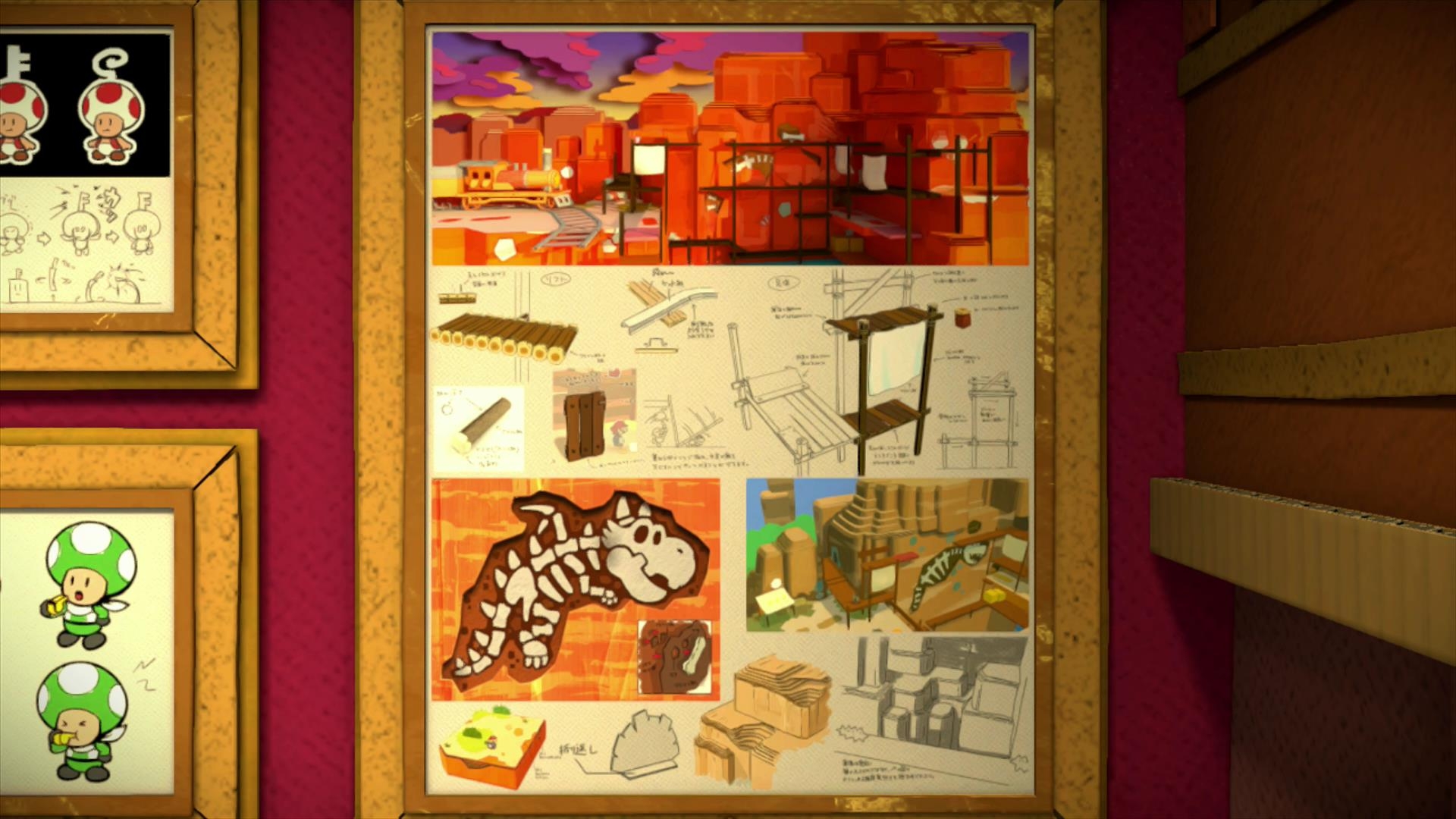 Another round of Paper Mario: Color Splash concept art - characters ...