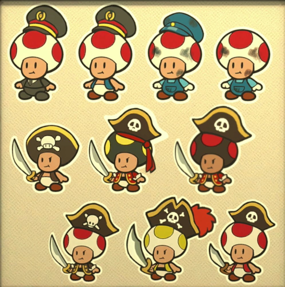 Paper Mario: Color Splash character concept art