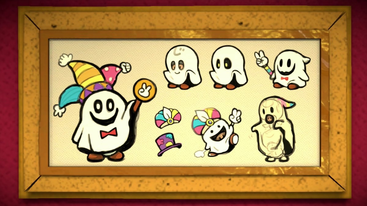 Paper Mario: Color Splash character concept art