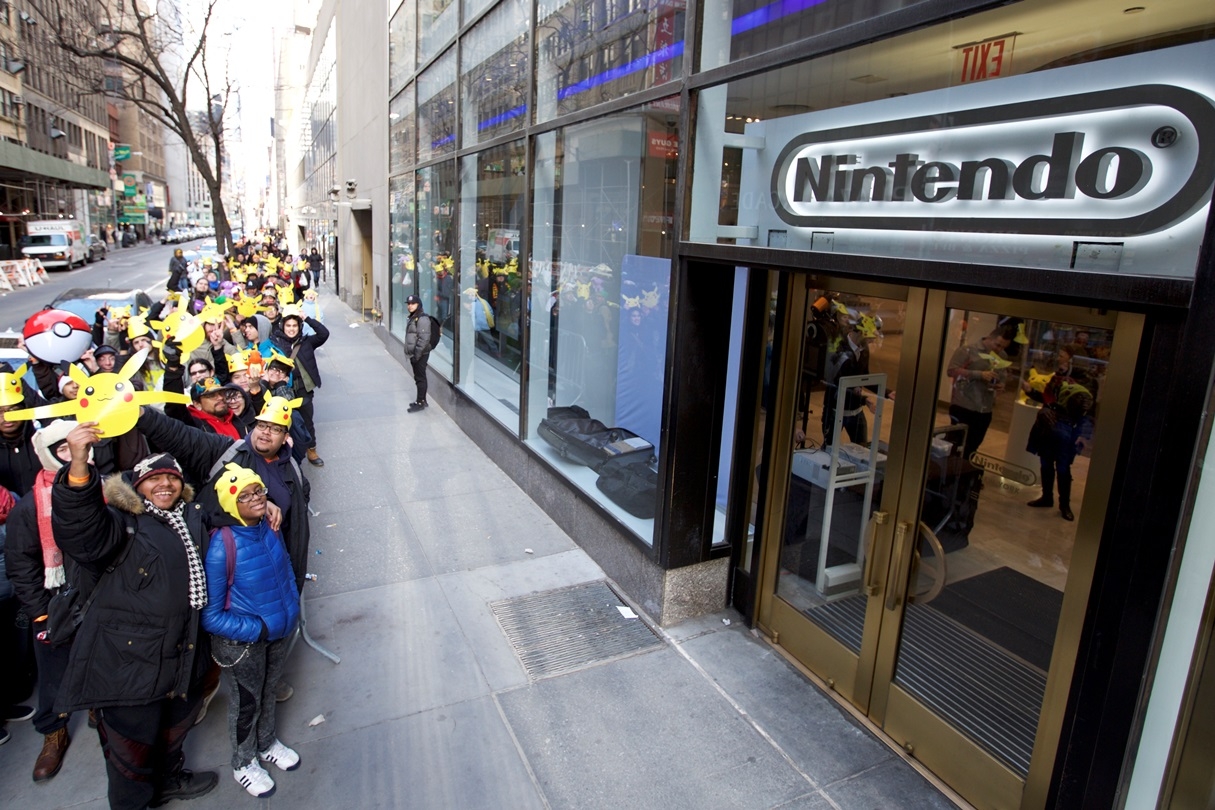 Photos of the Pokemon 20th anniversary fan celebration at Nintendo NY