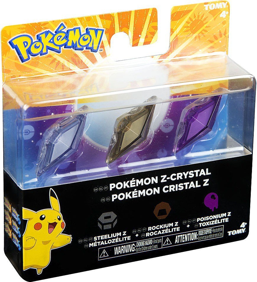 A look at the Pokemon Z-Ring Set, Z-Crystal packaging