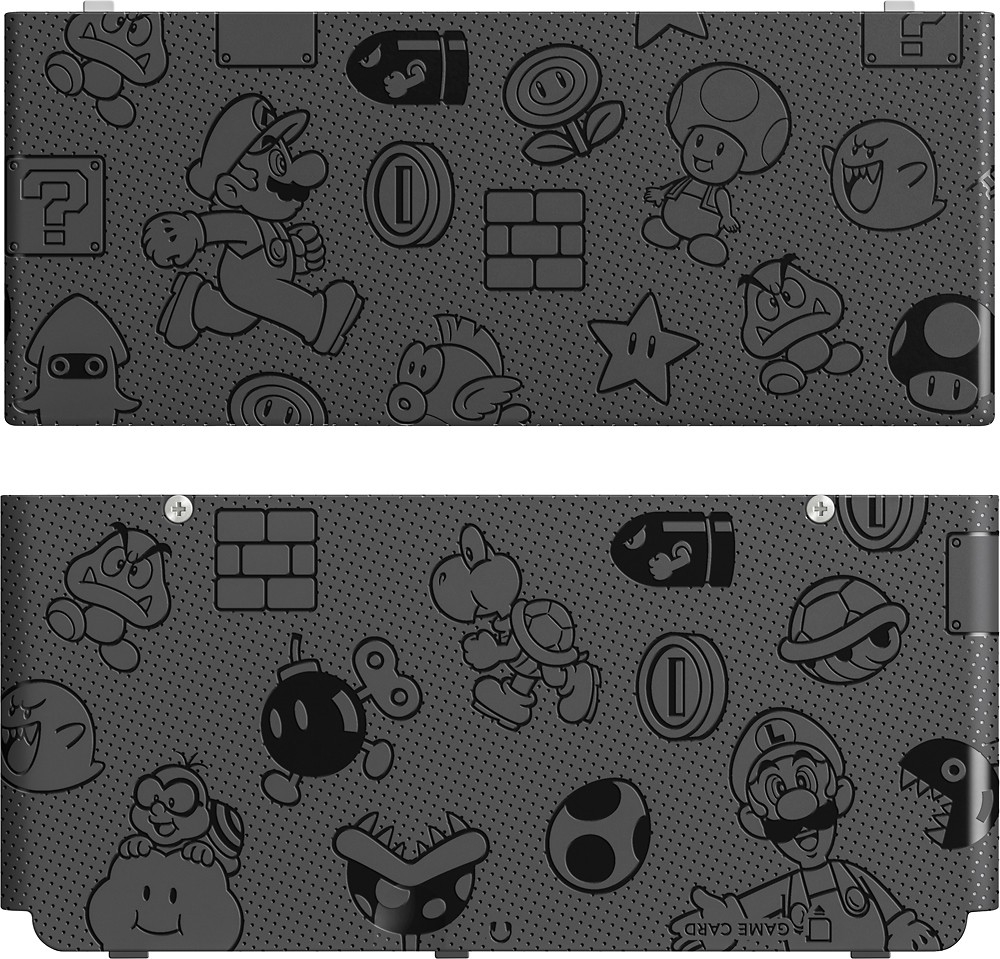Photos of the Super Mario Black/White Edition New 3DS