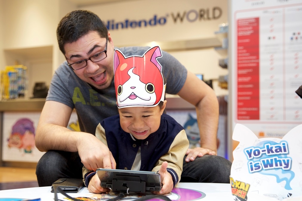 Photos of Yo-kai Watch launch event at Nintendo World